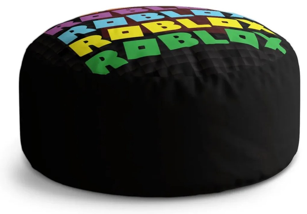 Sablio Taburet Circle ROBLOX Barevný text: 38x48 cm