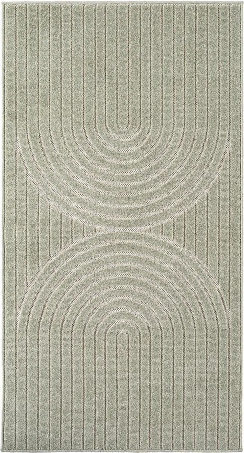 Zelený vnitřní a venkovní koberec 80x150 cm Nova 1201 – Ayyildiz Carpets