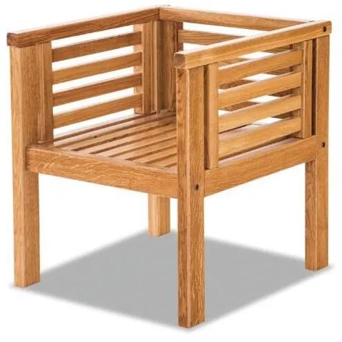 Zahradní židle - křeslo MALI, masiv dub KRAJČA