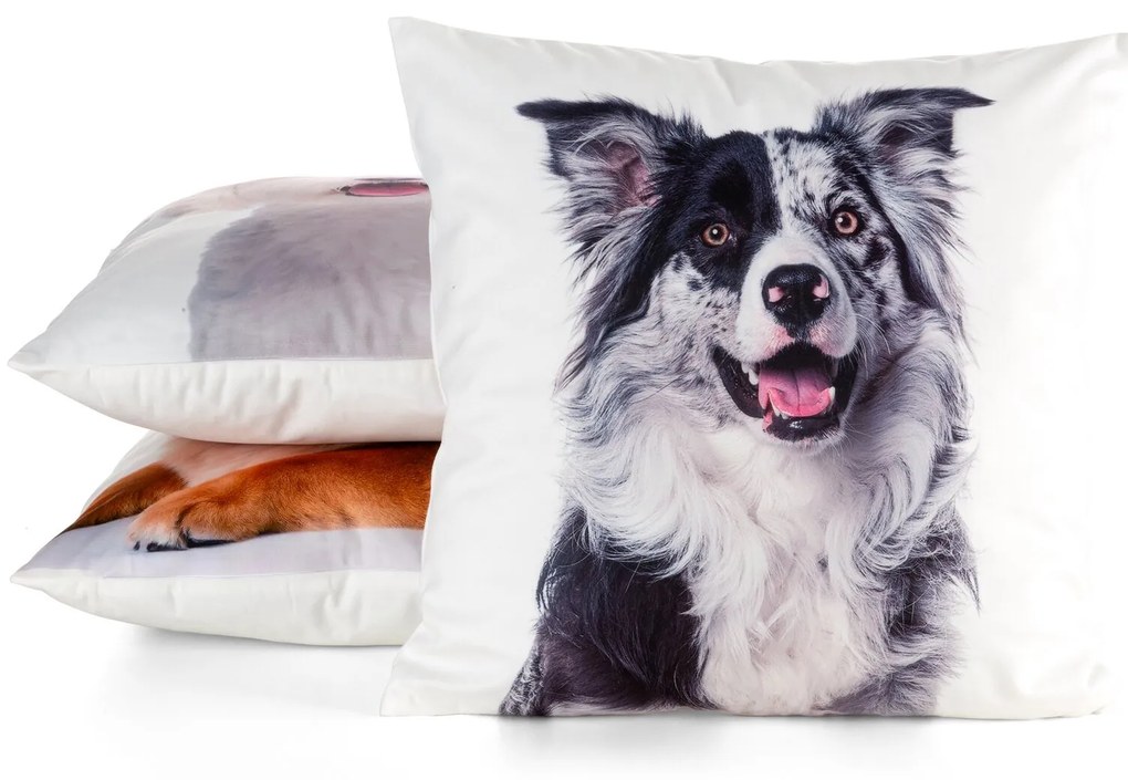 DĚTSKÝ DEKORAČNÍ POVLAK NA POLŠTÁŘ ANIMAL77 45X45 CM VZOROVANÁ