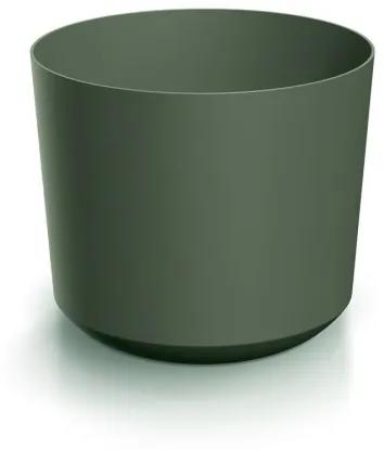 PROSPERPLAST Květináč - TUBO Průměr: 29,2 cm, Barva: světle šedá