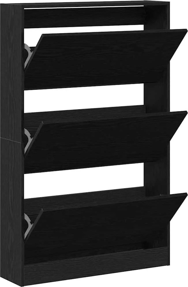 vidaXL Botník 80 x 21 x 125,5 cm kompozitní dřevo [869104] Barva: dub sonoma