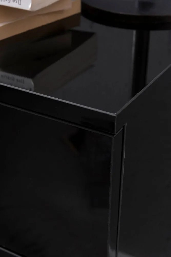 Bruxxi Noční stolek Nena, 54 cm, černá