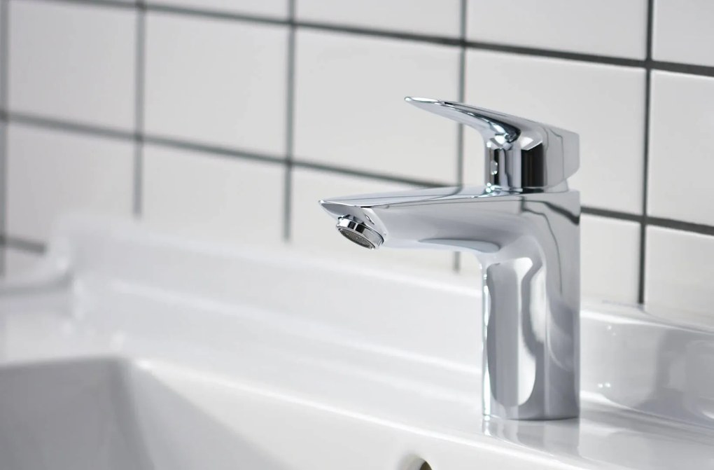 Hansgrohe Logis, páková umyvadlová baterie 100, s odtokovou soupravou, chromová, 71100000