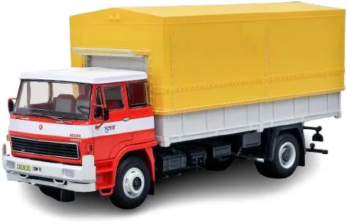Ssm škoda liaz 100.05 čsad, valník s plachtou 1:43