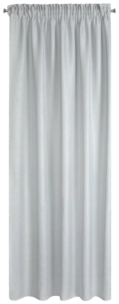 ZÁCLONA NA PÁSCE CELINE 140X270 CM STŘÍBRNÁ