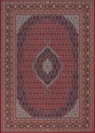 Koberce Breno Kusový koberec DIAMOND 72220/300, Červená, Vícebarevné, 67 x 130 cm