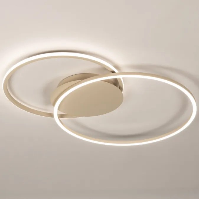 Stropní stmívatelné LED svítidlo Omega 750 Taupe Big