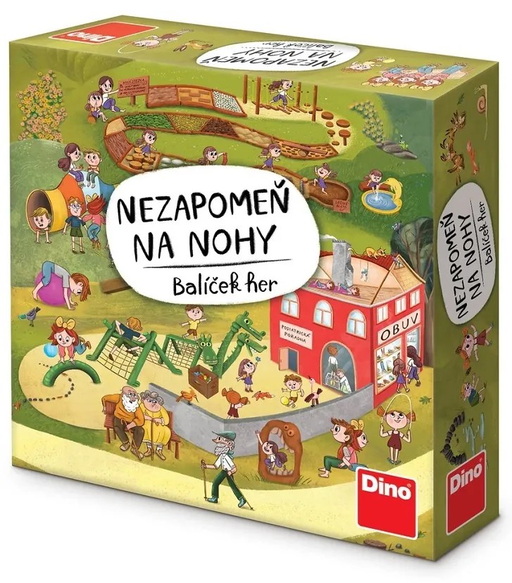 Dino Edukační hra Nezapomeň na nohy