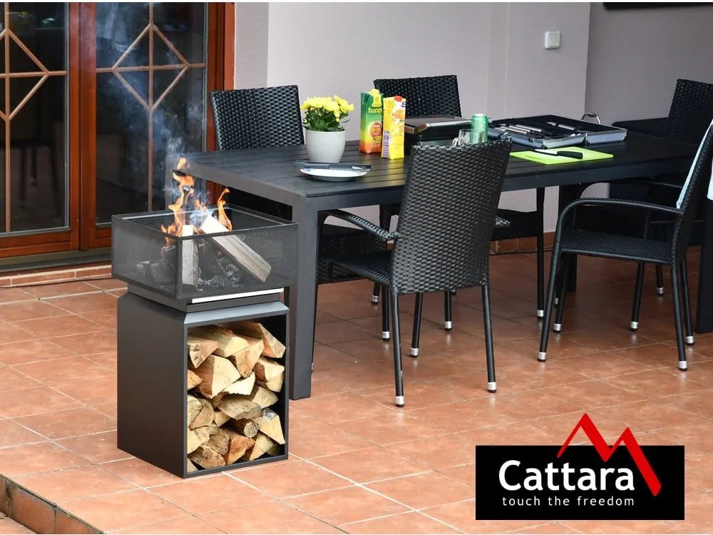 Nerezové ohniště Cube - Cattara