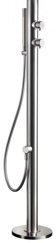 AMA Luxury Shower AMA Luxury Shower Mercurio bez nezámrzného systému broušený nerez s ruční sprchou