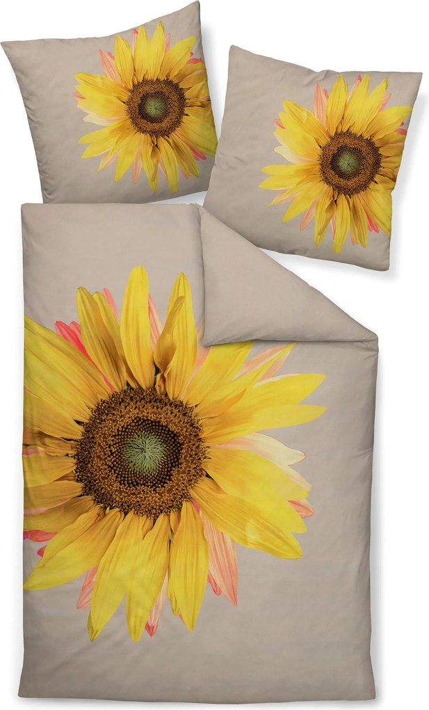 XXXLutz POVLEČENÍ, makosatén, růžová, 140/200 cm Janine - Povlečení - 003361012101