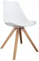 Moderní židle - Novus, bílá