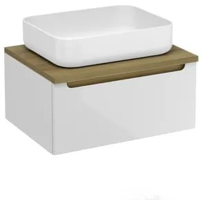 Koupelnová skříňka pod umyvadlo Naturel Stilla 60x30x45 cm bílá STILLAD06007DBK