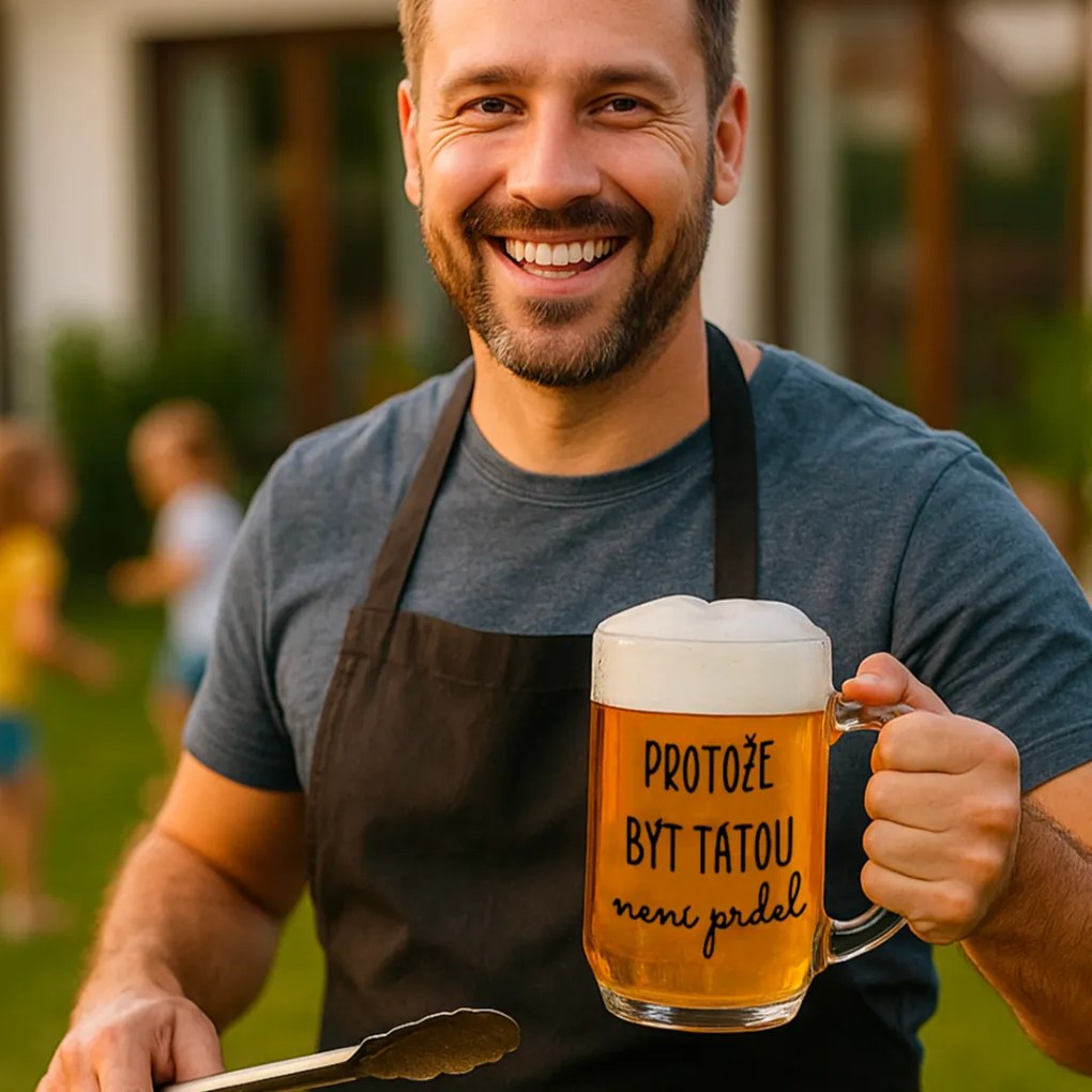 Ahome CZ Džbánek na pivo 0,5 l - Protože být tátou není prdel