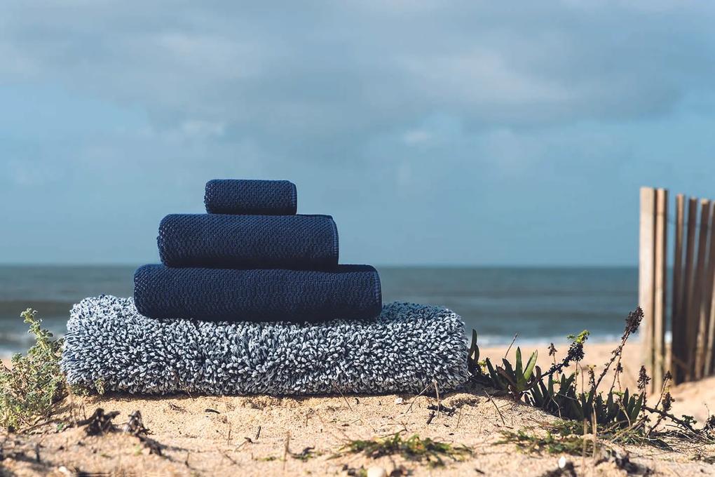 Udržitelný ručník Graccioza Clean Ocean 550 gsm Storm (tmavá šedá)