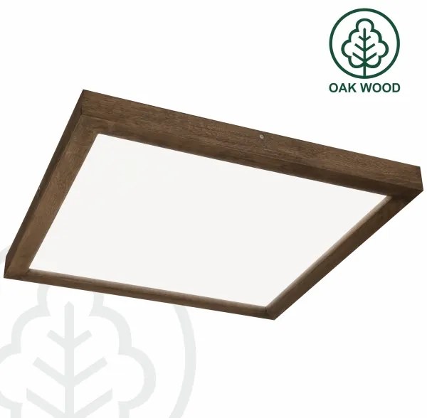 Brilagi-LED Koupelnové svítidlo WOODY FRAME LED/50W/230V 60x60 cm IP44 dub ořech