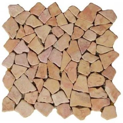 Mramorová mozaika Garth- růžová obklady 1 m2 OEM D00554