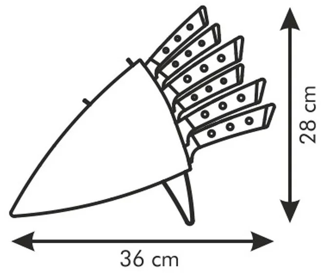 TESCOMA Blok na nože AZZA, se 6 noži