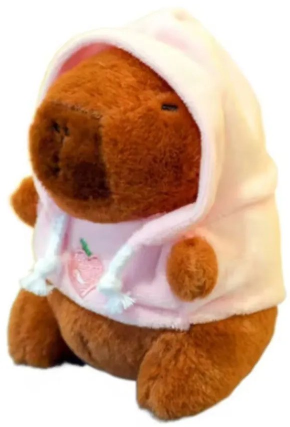 Plyšová hračka - Kapybara, 13 cm Varianta: Pink-Hoodie