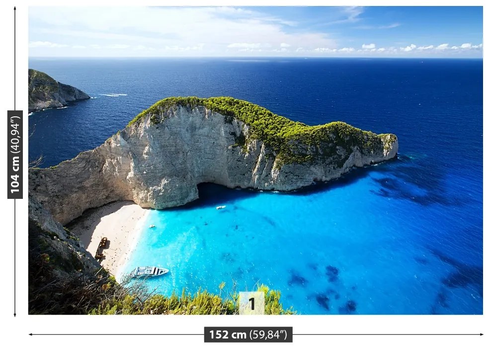 Fototapeta Pláž Navagio 104x70