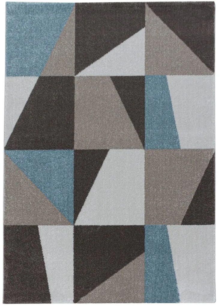 Koberce Breno Kusový koberec EFOR 3716 Blue, Modrá, Vícebarevné, 240 x 340 cm