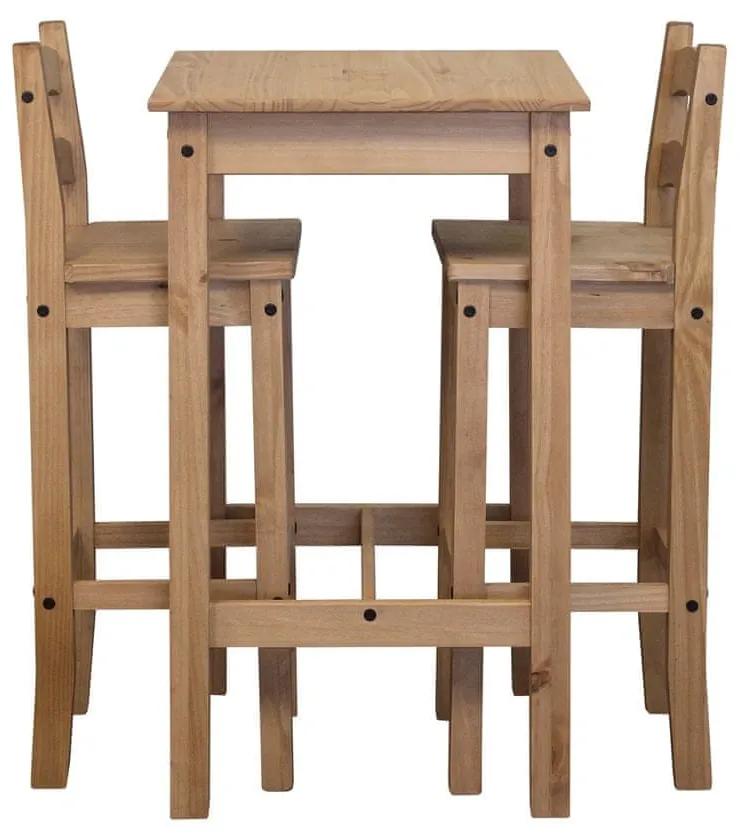 Idea nábytek Barový stůl CORONA 2 vosk 16118