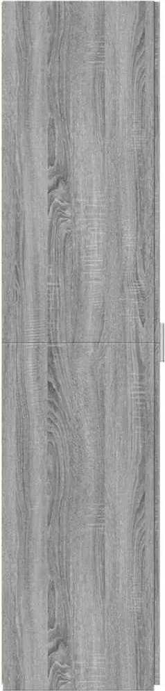 Skříň highboard šedá sonoma 45 x 42,5 x 185 cm kompozitní dřevo 3281411