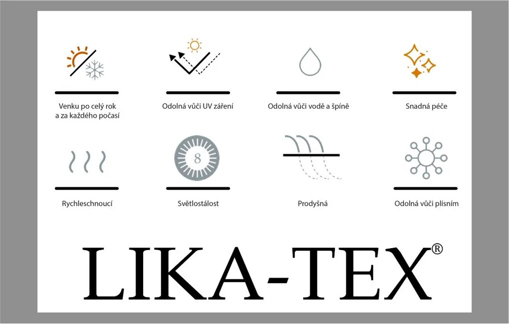 Doppler CORDOBA LIKA-TEX(R) - luxusní zahradní sestava