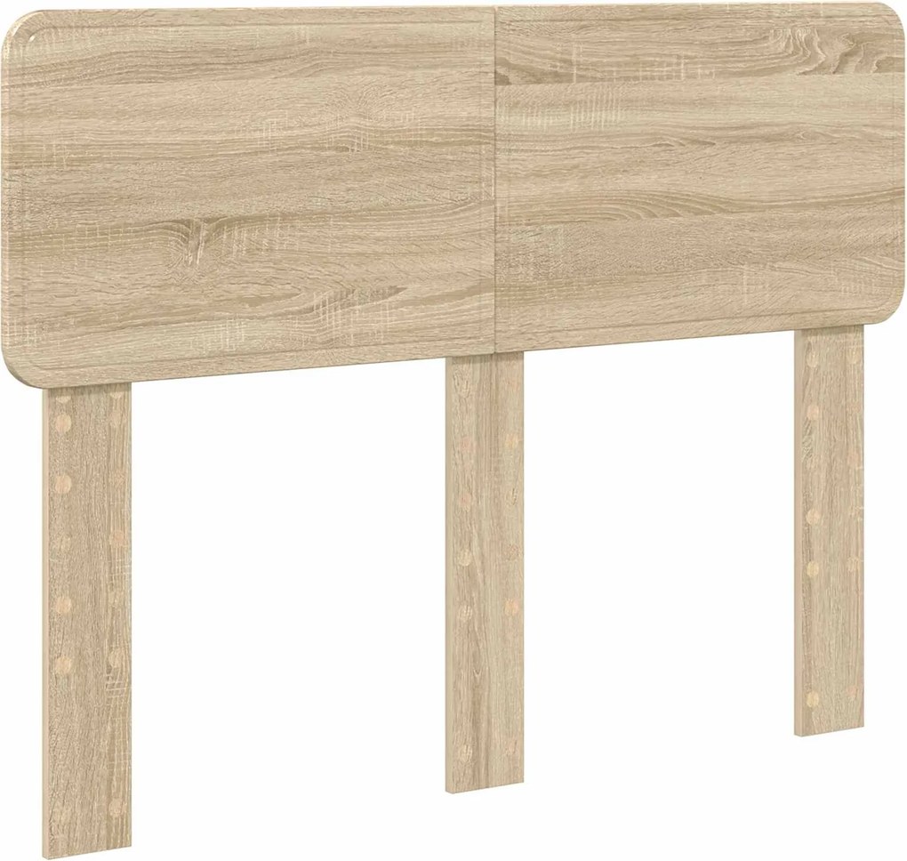 Rám postele s čelo Sonoma dub 135 x 190 cm Kompozitní dřevo 3412384