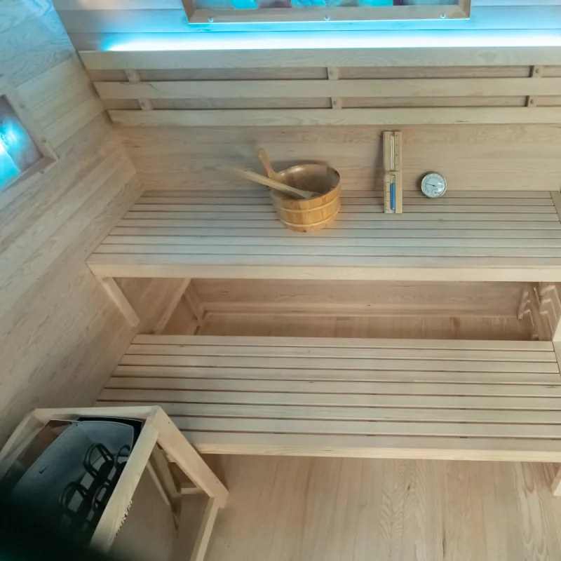 BPS-koupelny Finská sauna Relax HYD-6195 180x160, 4-5 osob