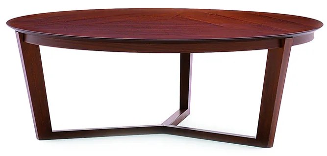 MONTBEL - Konferenční stůl FLEN 905M (v - 350 mm, Ø 1000 mm, deska z mramoru)
