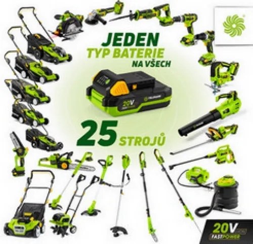 Akumulátorová sekačka FIELDMANN FZR 70375-0 2x20V bez nabíječky a baterie 50004554