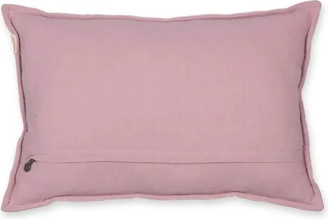 Pip Studo polštář Velvet Sky 40 x 60 cm - růžový (Sametový polštář s výplní v růžové barvě.)