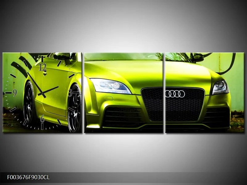 Obraz zelené Audi  (90x30 cm), 40 dalších rozměrů