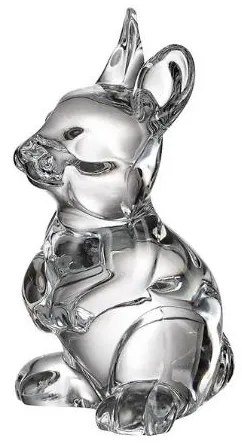 Bohemia Crystal Skleněná figurka zajíc 74810/58910/102mm