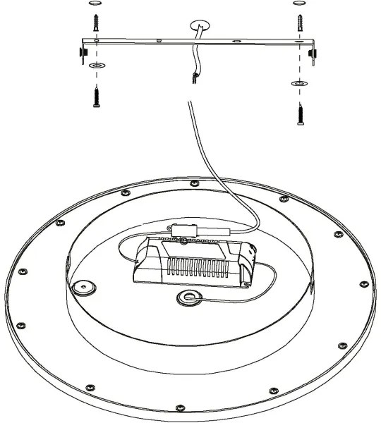 Eglo 99118 - LED RGB Stmívatelné stropní svítidlo TURCONA-C LED/15W/230V + DO