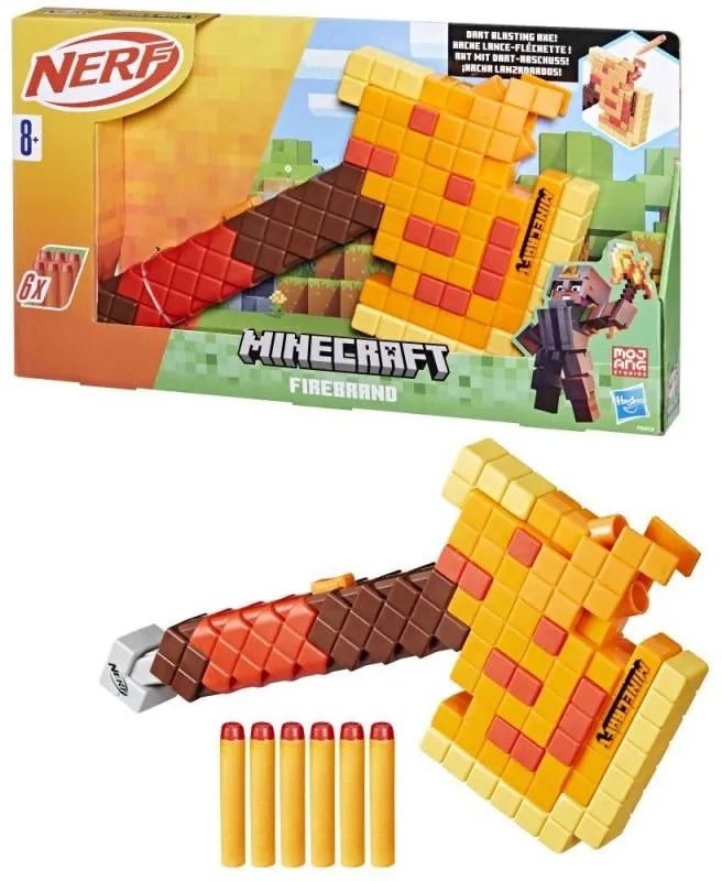 Nerf pistole nerf minecraft firebrand