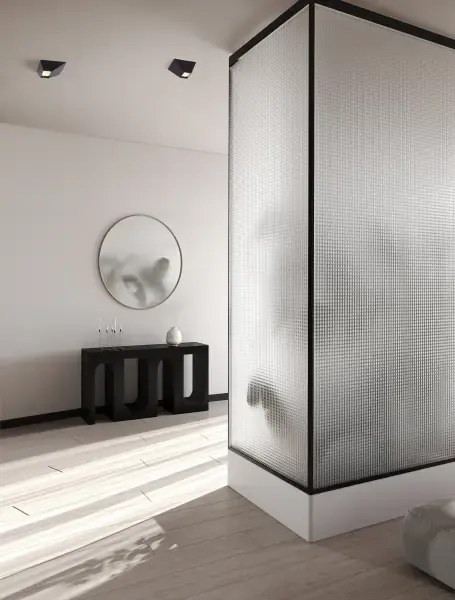 LED černé moderní stropní svítidlo Utopia