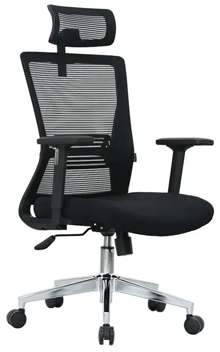 Kancelářská ergonomická židle Neoseat JENNY — černá, nosnost 150 kg (rozbaleno)