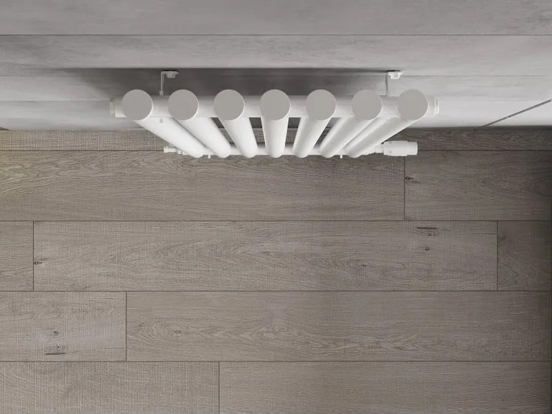 Mexen Texas dekorativní radiátor 1800 x 460 mm, 965 W, bílý - W203-1800-460-00-20