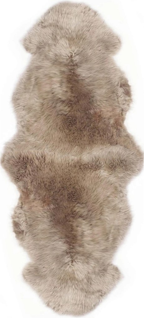 XXXLutz OVČÍ KOŽEŠINA, 60/180 cm, platinová - Kůže - 003580010452