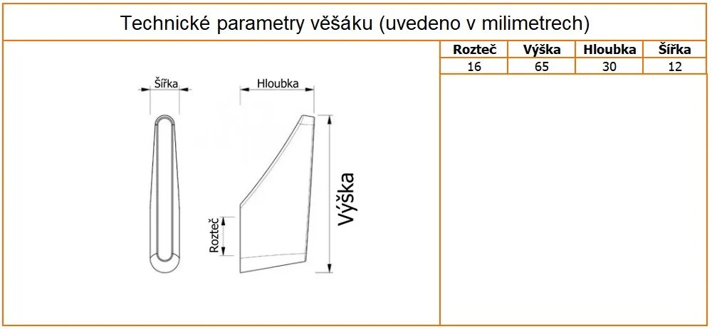 In-Design Nábytkový věšák SIDOR zlatá matná broušená