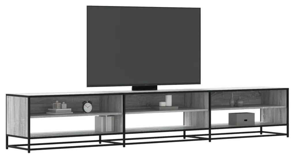 TV skříňka šedá sonoma 270 x 40 x 46 cm kompozitní dřevo 3300813