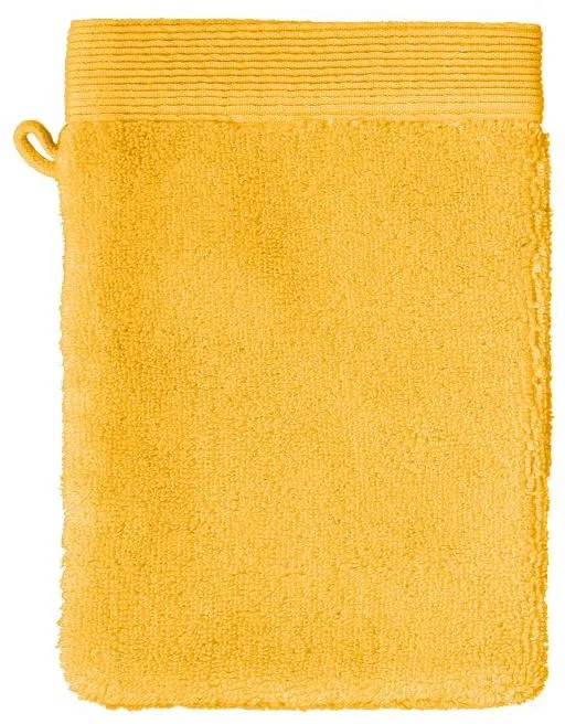 SCANquilt modalový ručník MODAL SOFT žlutá osuška 70 x 140 cm