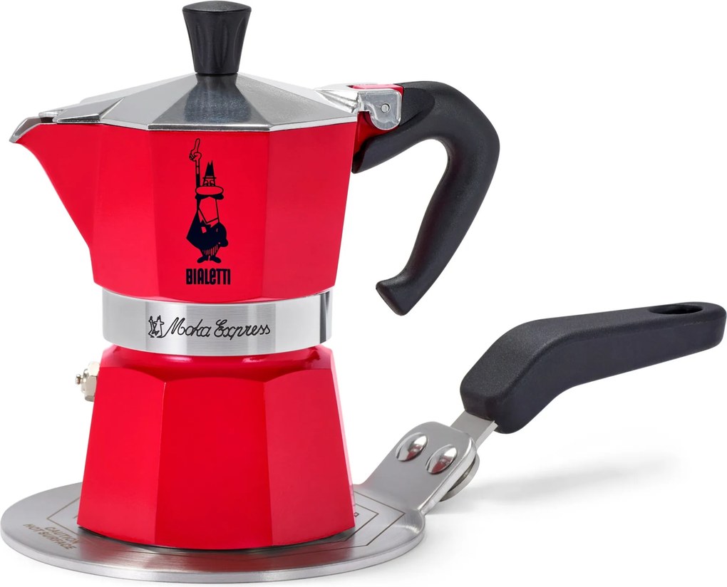 Bialetti Moka Express, 130 ml, červená