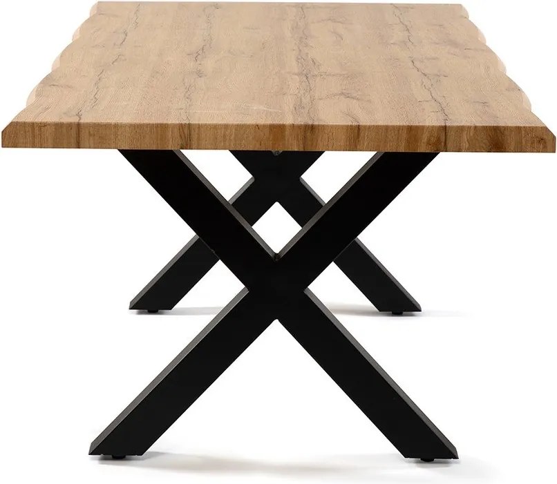 Jídelní stůl v dekoru dubu 90x160 cm Kora – Bonami Essentials