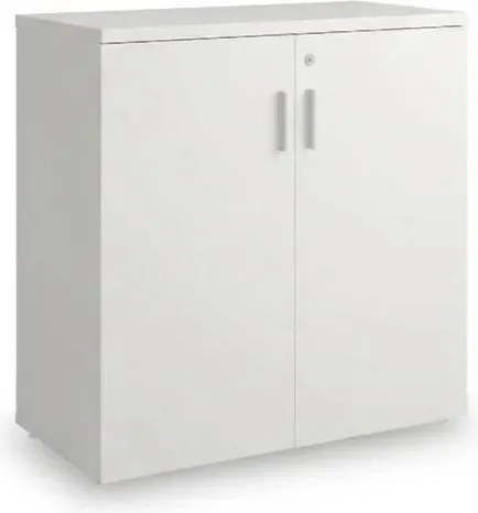 Nízká skříň SimpleOffice 80 x 40 x 80 cm, bílá