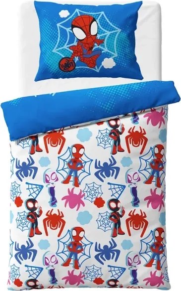 Carbotex povlečení bavlna Spidey Pavoučí Záchrana 140x200, 70x90 cm