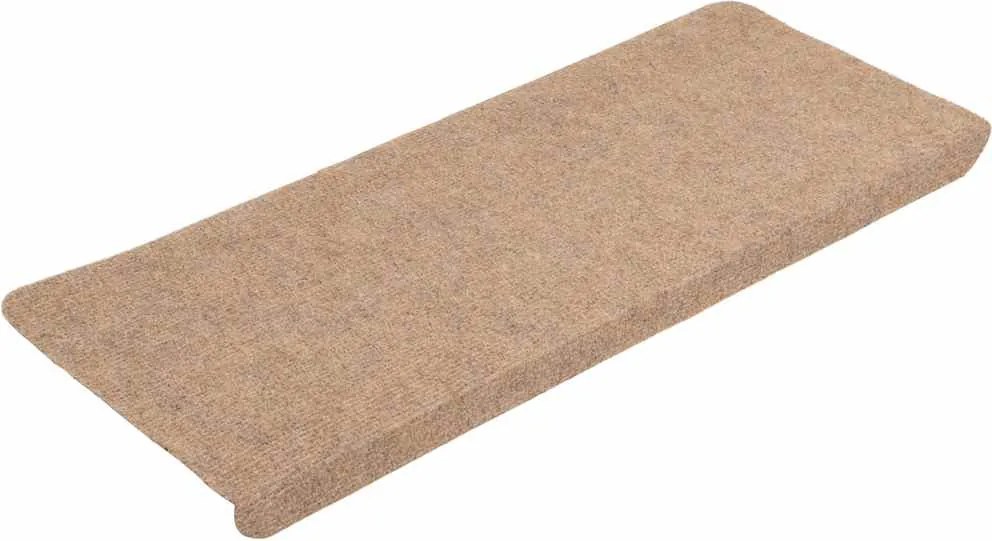 Samolepicí podložky na schody 30 ks Béžová 65x24,5x3,5 cm 3365898